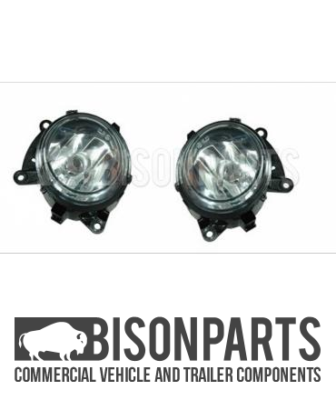 +FITS MERCEDES ACTROS MP4 FRONT FOG LAMPS / LIGHTS RH & LH 9608200556 ...