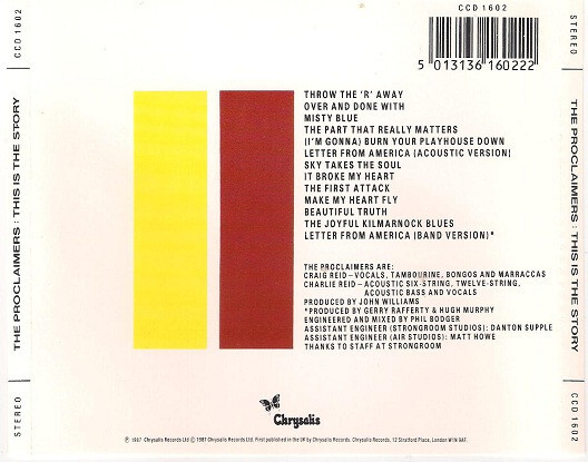 The Proclaimers - This Is The Story (CD, Album, RE) (Near Mint (NM or M ...