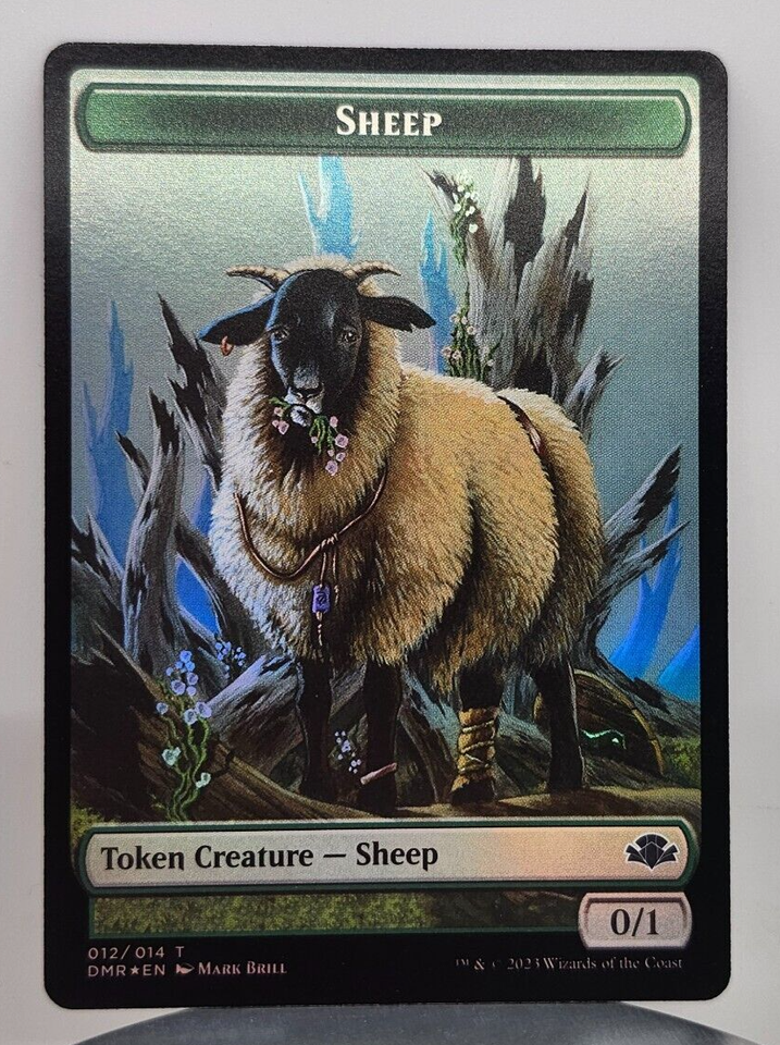 Foil - Goblin // Sheep Double-Sided Token - Dominaria Remastered (DMR ...