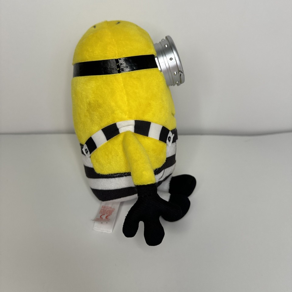 TY Despicable Me 3 Minion Tom 7" Prison Uniform Stuffed Animal Plush ...