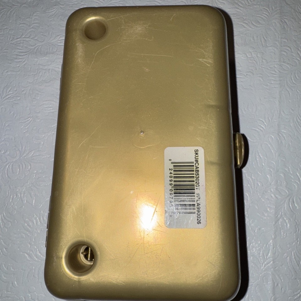 Caboodles Pretty In Petite Classic Makeup Case GOLD 9x6x4 USA Made ...