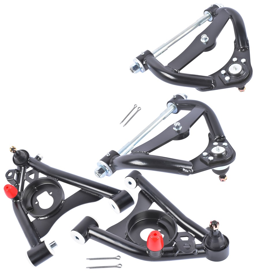 Tubular Control Arms Kit Upper & Lower Powdercoated for Chevy Monte ...