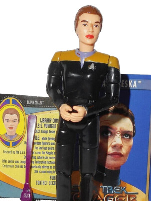Star Trek Voyager 1995 ENSIGN SESKA Complete trading file card | eBay