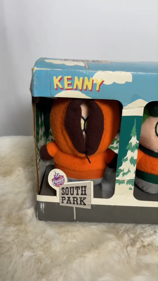 Vintage 1998 South Park Set of 4 Plush Kenny Kyle Cartman Stan Dolls ...