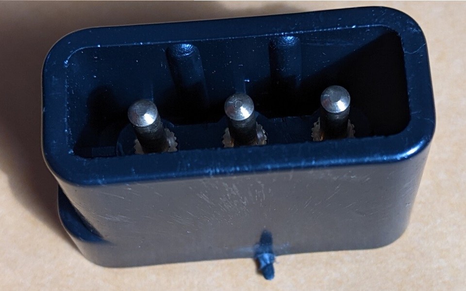 Sewing Machine Power Cord Plug 3 Pin Male Socket Terminal Box #TB-YUK3S ...