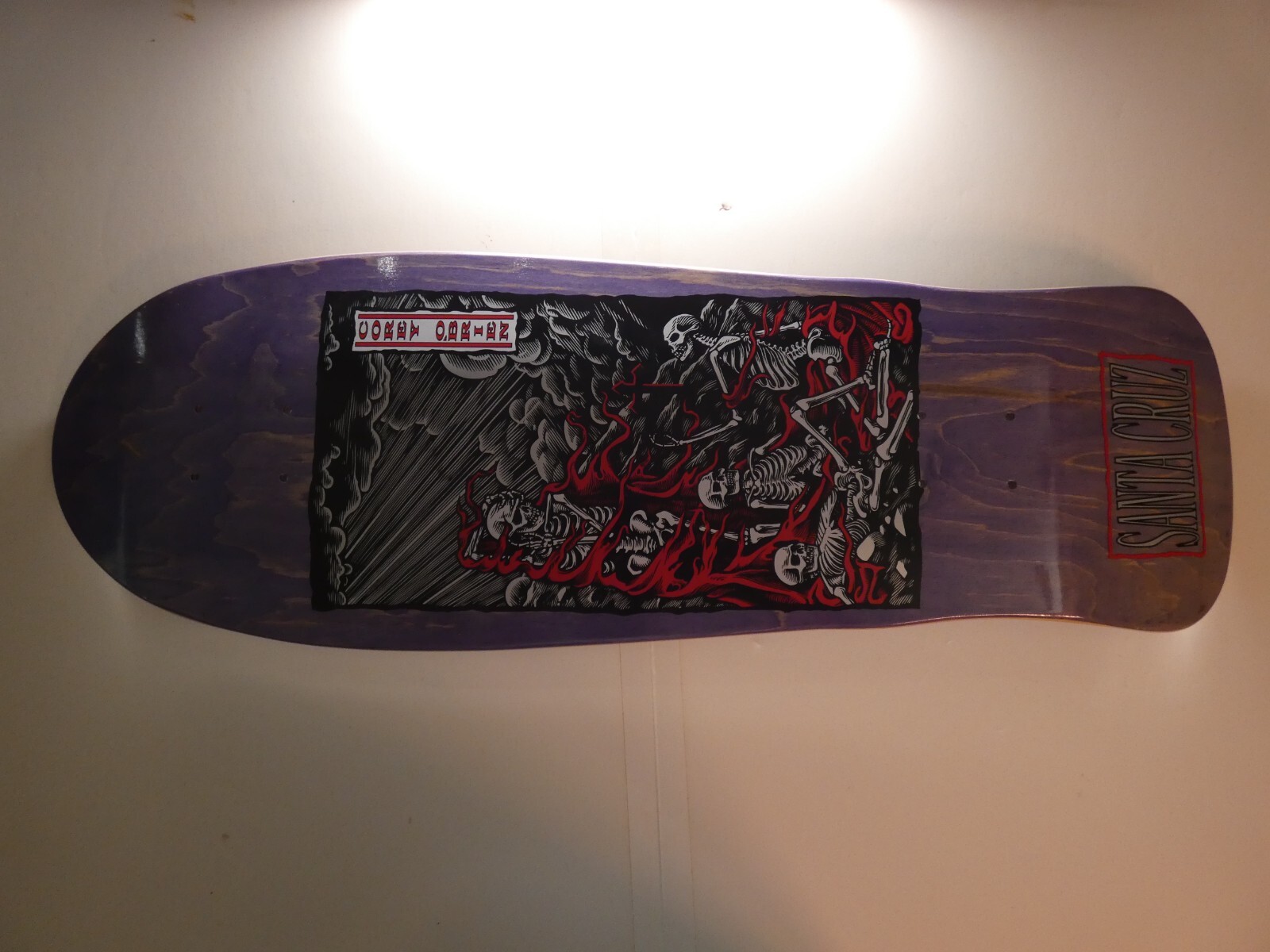 Skateboard Deck- Santa Cruz Corey O’Brien PURGATORY Purple Stain (NEW ...