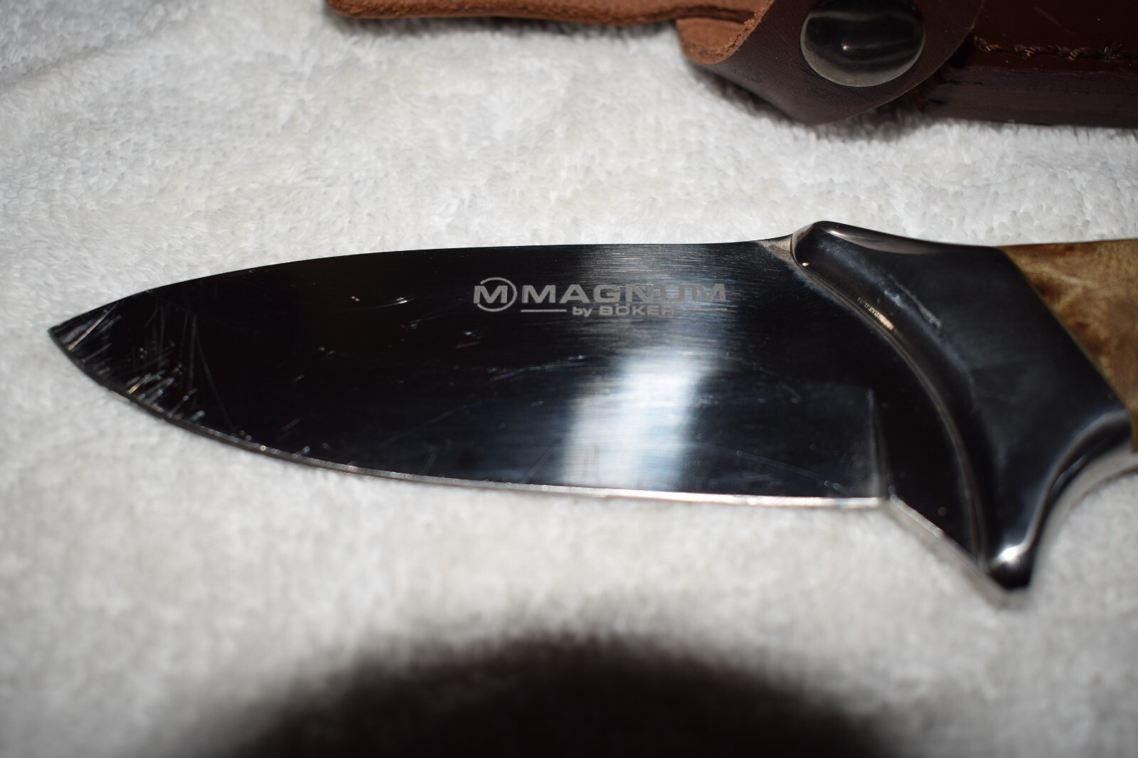 BOKER Magnum Stubby Fixed Knife W/Sheath #66 | eBay