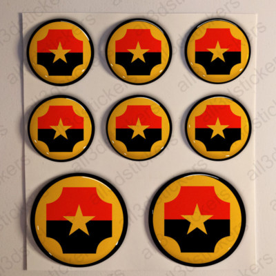 Nicaragua Air Force Stickers Roundel Cockade 3D Adhesive Flag Resin ...