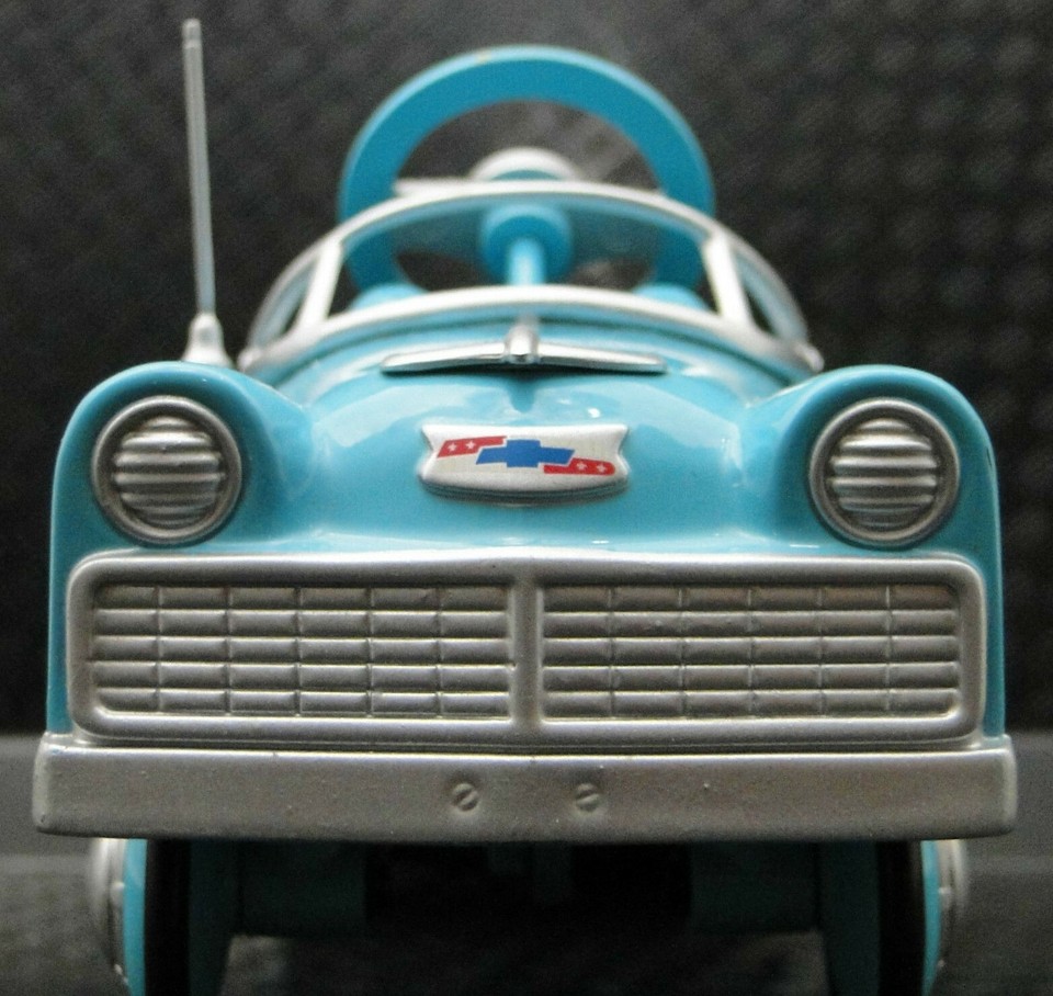 Chevy Mini Pedal Car Classic Custom Built Metal Model Race Car 55 57 ...