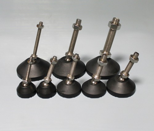 Adjustable feet with ball joint Ø40mm-80mm M6-M16 furniture feet ...