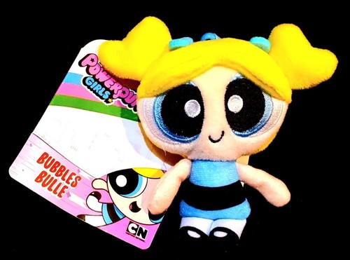 Powerpuff Girls BUBBLES 4" Plush Doll Figure ~ Keychain, Backpack Clip ...