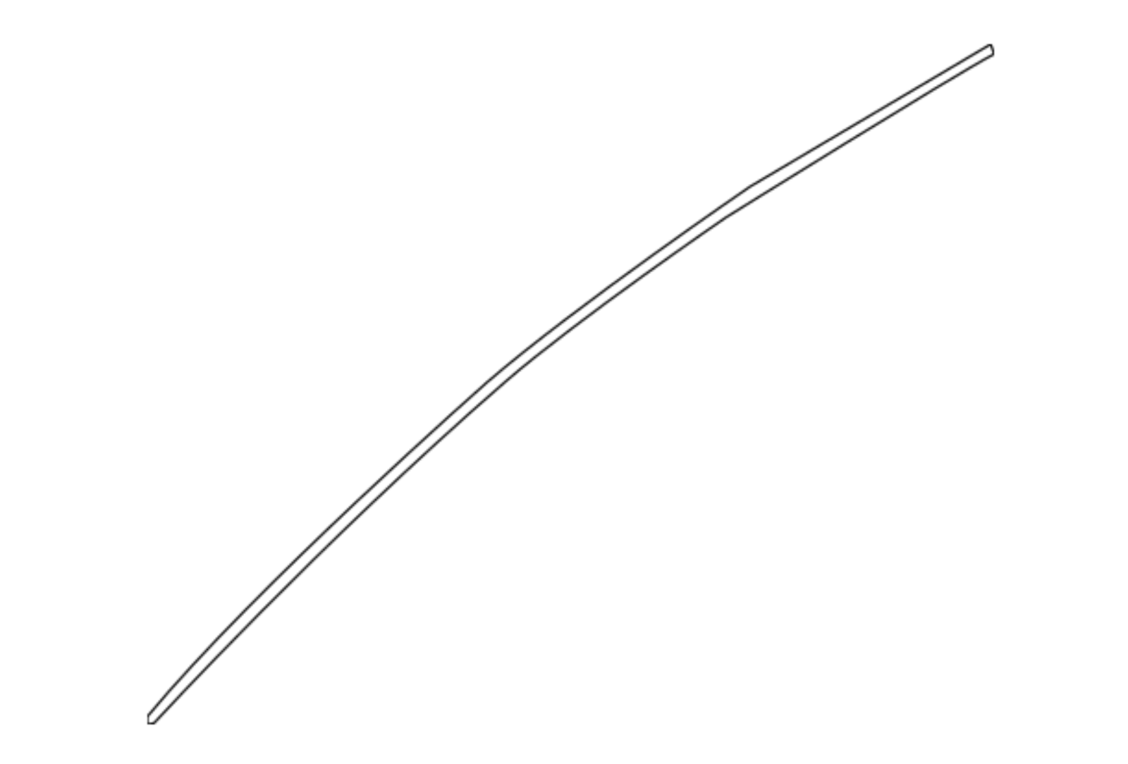 OEM 82850-P1010 MOULDING ASSY-FRT DR FRAME,LH Dark Chrome for Kia ...