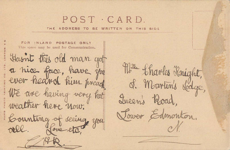 Historical figure Father Russell postcard | eBay