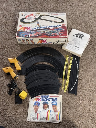 VINTAGE 1970'S AURORA AFX California speedway Race Set Track *Read* | eBay