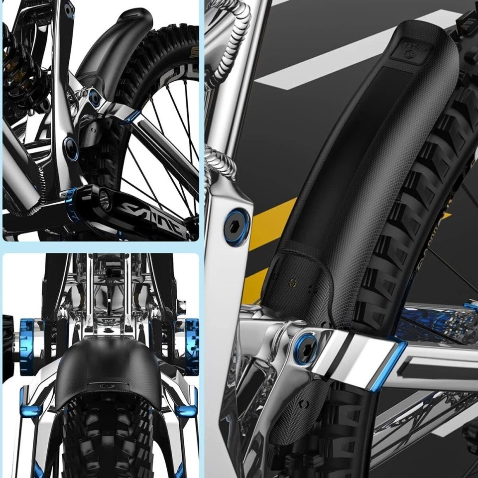 2Stk Fahrrad Schutzblech Vorne Hinten Kotflügel Fahrradschutzbleche MTB ...