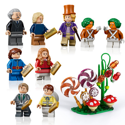 LEGO Minifigures 21360 Willy Wonka Oompa-Loompas Veruca Salt Grandpa ...