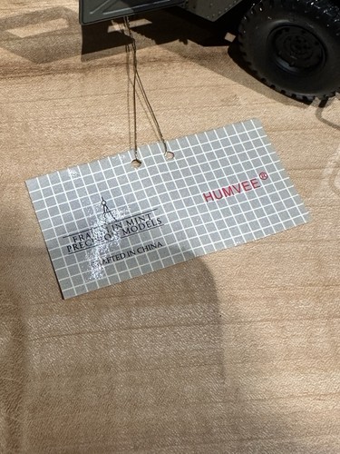 FRANKLIN MINT MILITARY "HUMVEE" M966 Camo Broken Mirror Drivers Side No ...