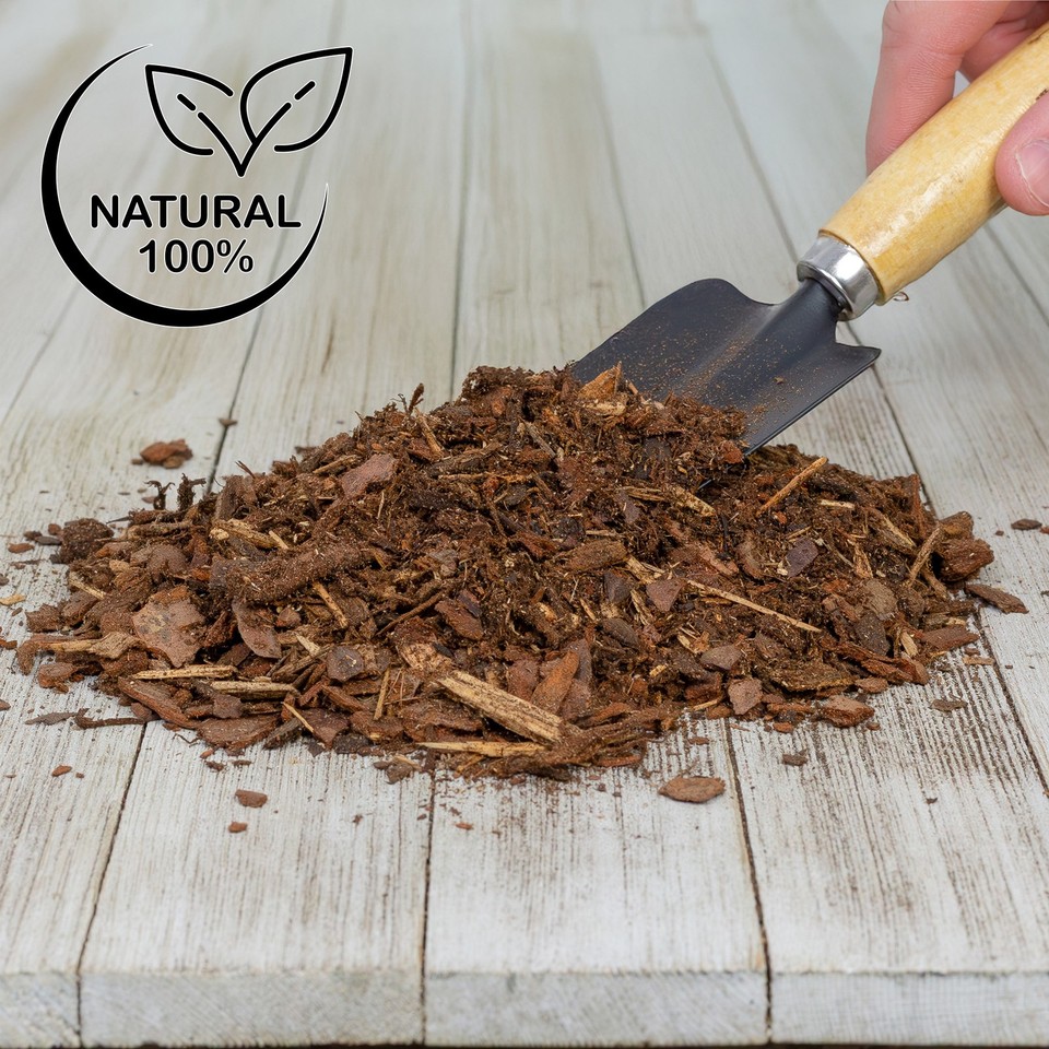 100% Organic Orchid Potting Bark, Natural USA-Sourced Pine Bark ...