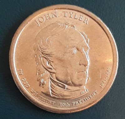1 Dollar John Tyler Presidential Coin 2009 D XF +++ | eBay