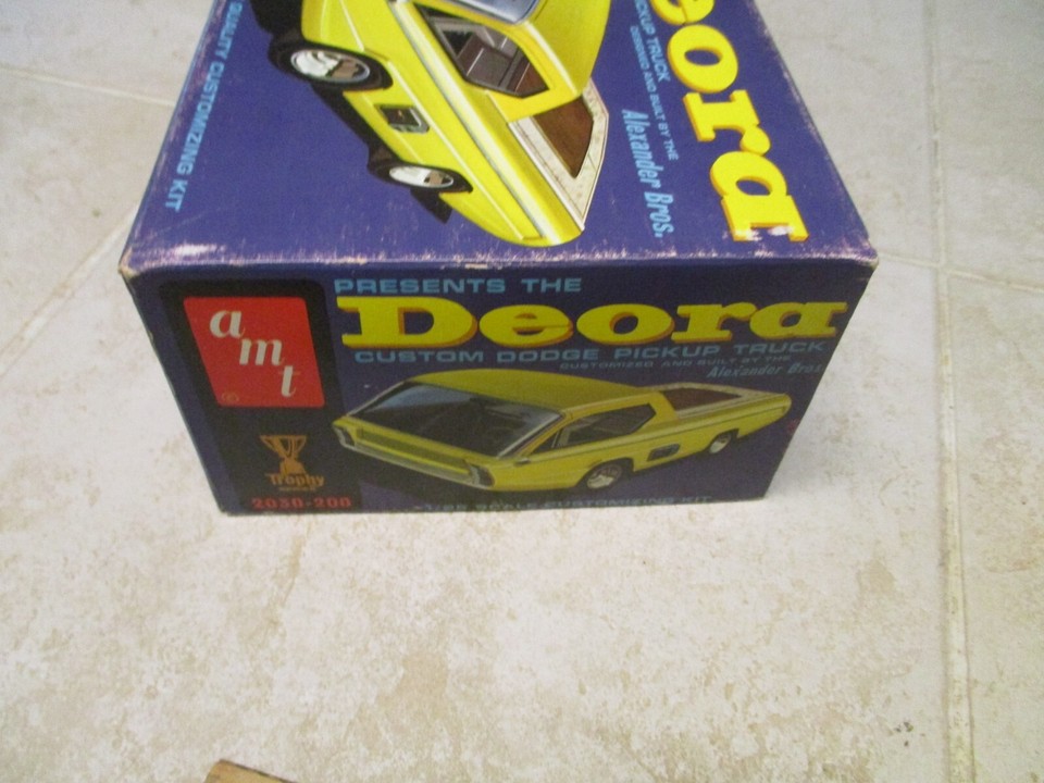 Vintage Original AMT DEORA Custom Dodge Pickup #2030-200 1/25 Model Kit ...