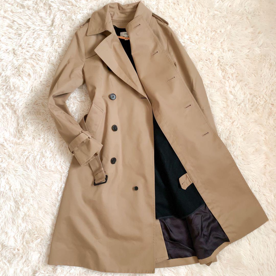 HYKE Trench coat with liner regular beige beautiful i… - Gem