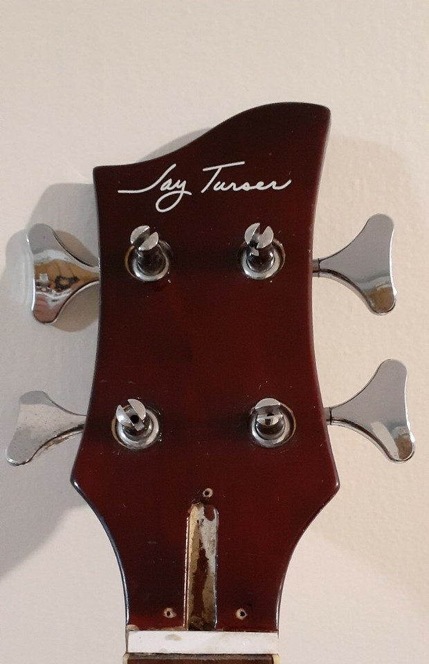 JAY TURSER JTB-2B Iconic Violin Shaped Bass Semi Hollow Vintage ...