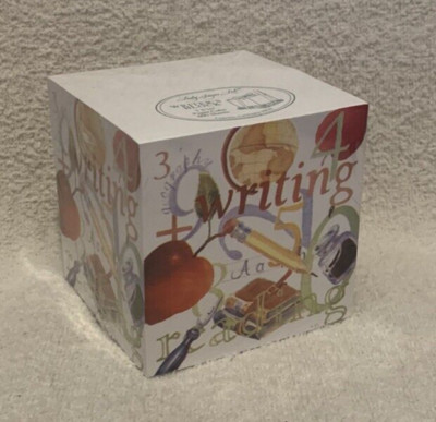Lady Jayne Ltd SCHOOL DAYS Writer's Block Memo Cube 3x3x3 600 Sheets ...