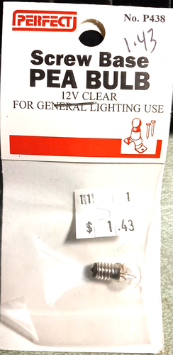 Perfect Parts Co Qty 10 Screw Base Pea Light Bulb 12v | eBay
