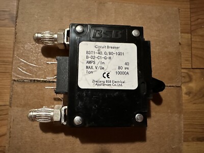 40 Amp Bullet Circuit Breaker BSB Electrical B3T1-40 40A 1 Pole | eBay
