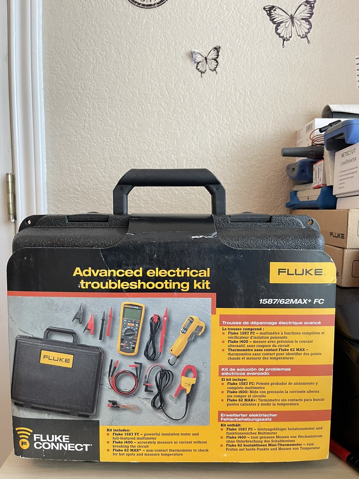 Fluke 1587 FC Advanced Electrical Troubleshooting Insulation Multimeter ...