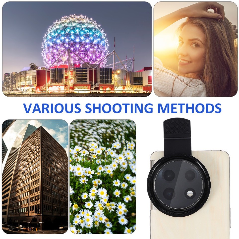 Camera Lens Kit Photography Filter Clip Filters Convenient Clamp | eBay ...