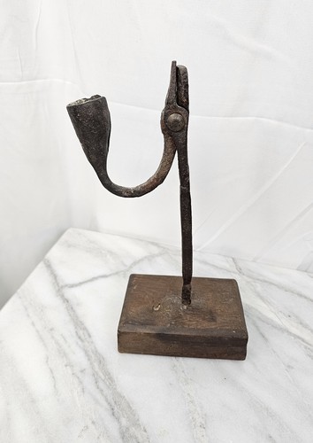 Antique 18th Century Rush Light Wrought Iron Rushlight Candlestick | eBay