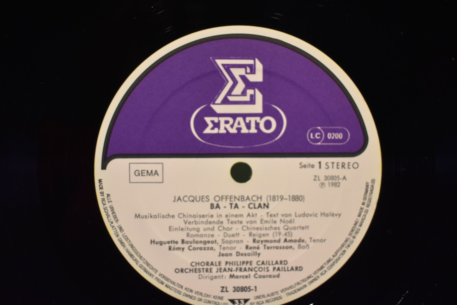 Offenbach: Ba Ta Clan /Les Bavards Marcel Courau 2 LP BOX SET | eBay