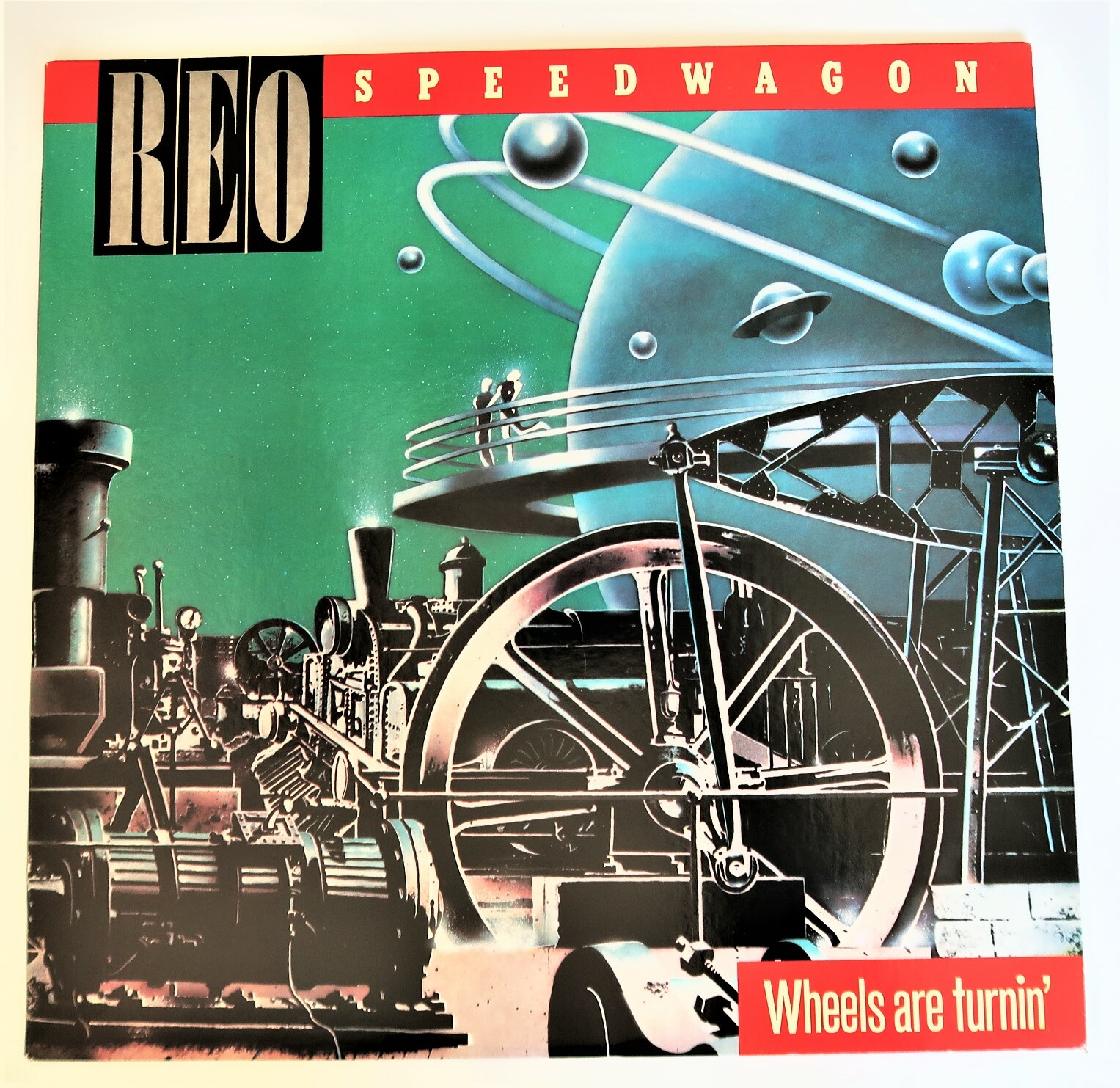 REO Speedwagon Wheels Are Turnin Epic CBS Records Vtg Vinyl 1984 Great ...