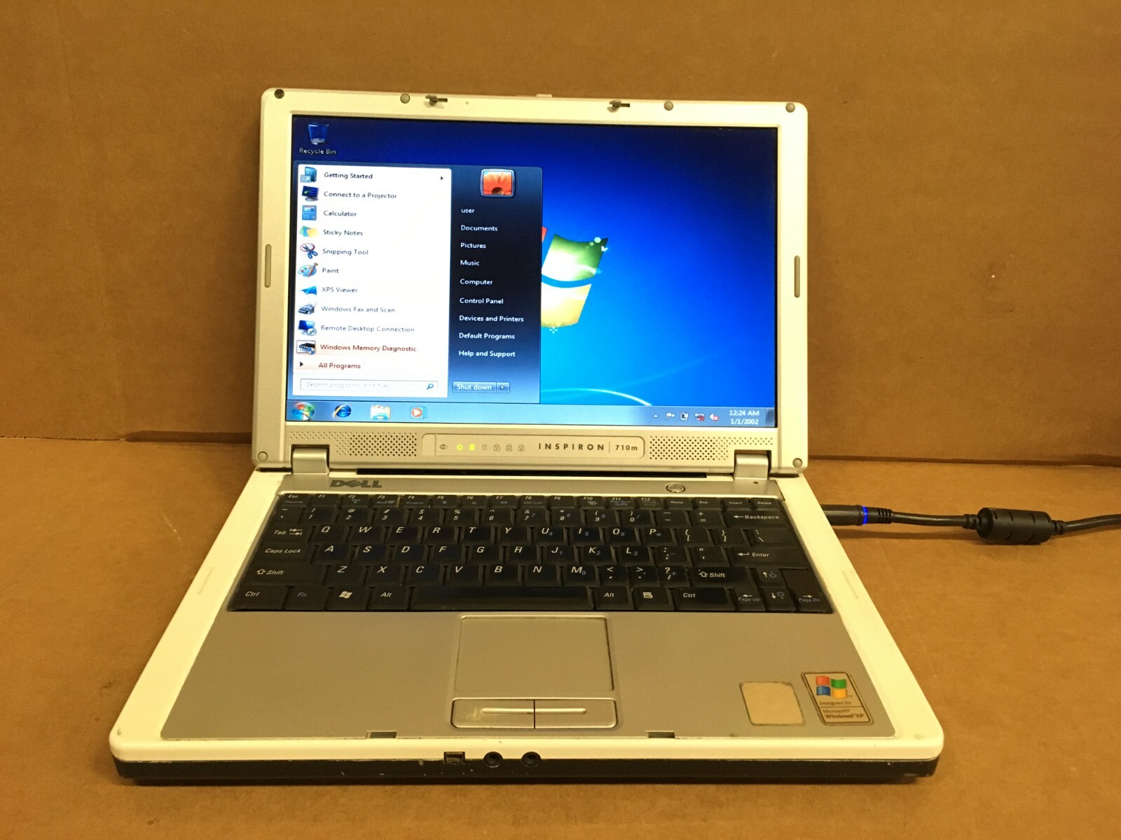 Dell Inspiron 710m 12" Intel Pentium M 1.60GHz 1GB RAM 40GB HDD WINDOWS ...