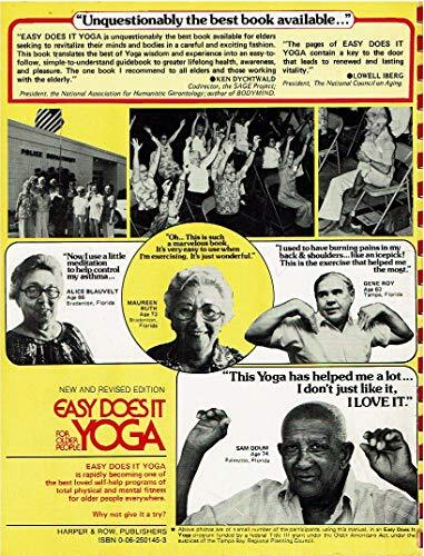 Easy Does It Yoga for Older People Christensen, Alice and Rankin, David ...