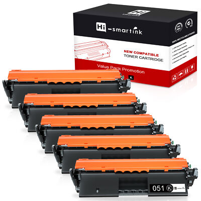 5x 051 CRG-051 BLACK Toner for Canon imageCLASS LBP162dw LBP160 MF264dw ...