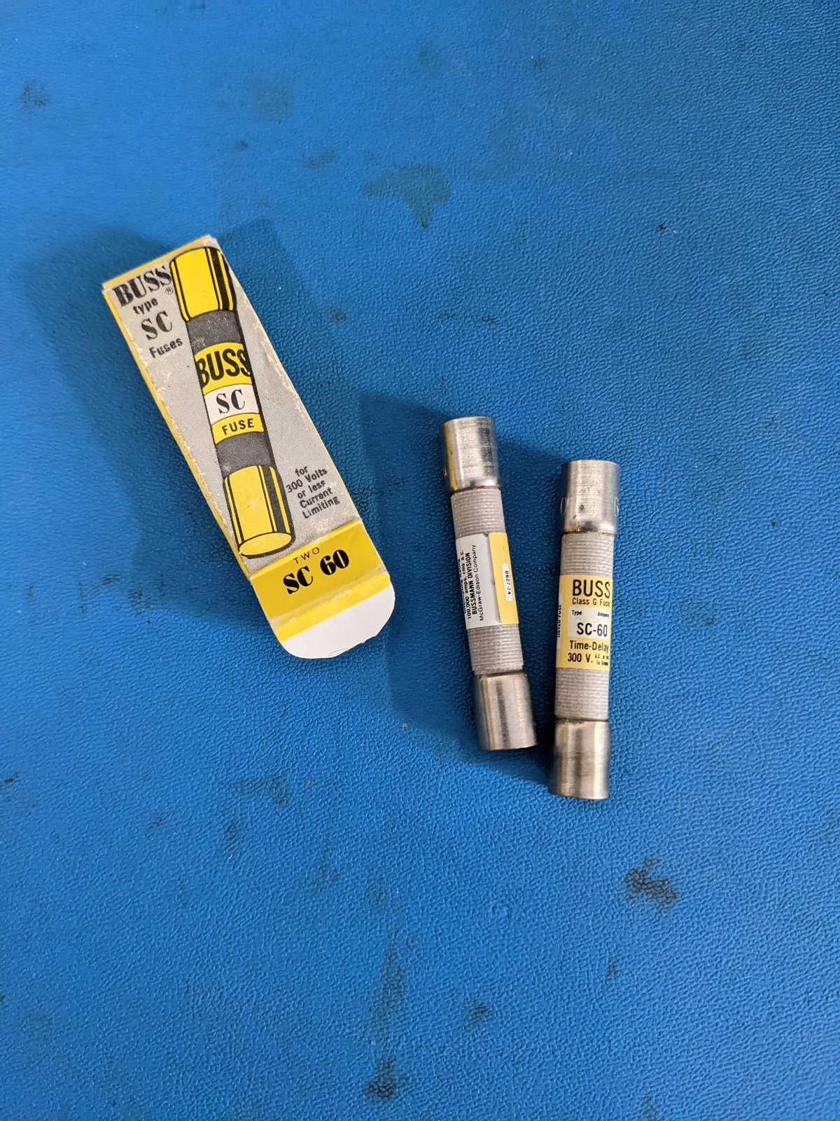 SC-60 - BUSSMANN 60A AMP 300V CLASS G CARTRIDGE FUSE-2PK - NIB | eBay