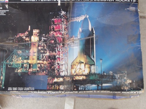 1986 Revell Launch Tower Space Shuttle Booster 1/144 Model Kit | eBay