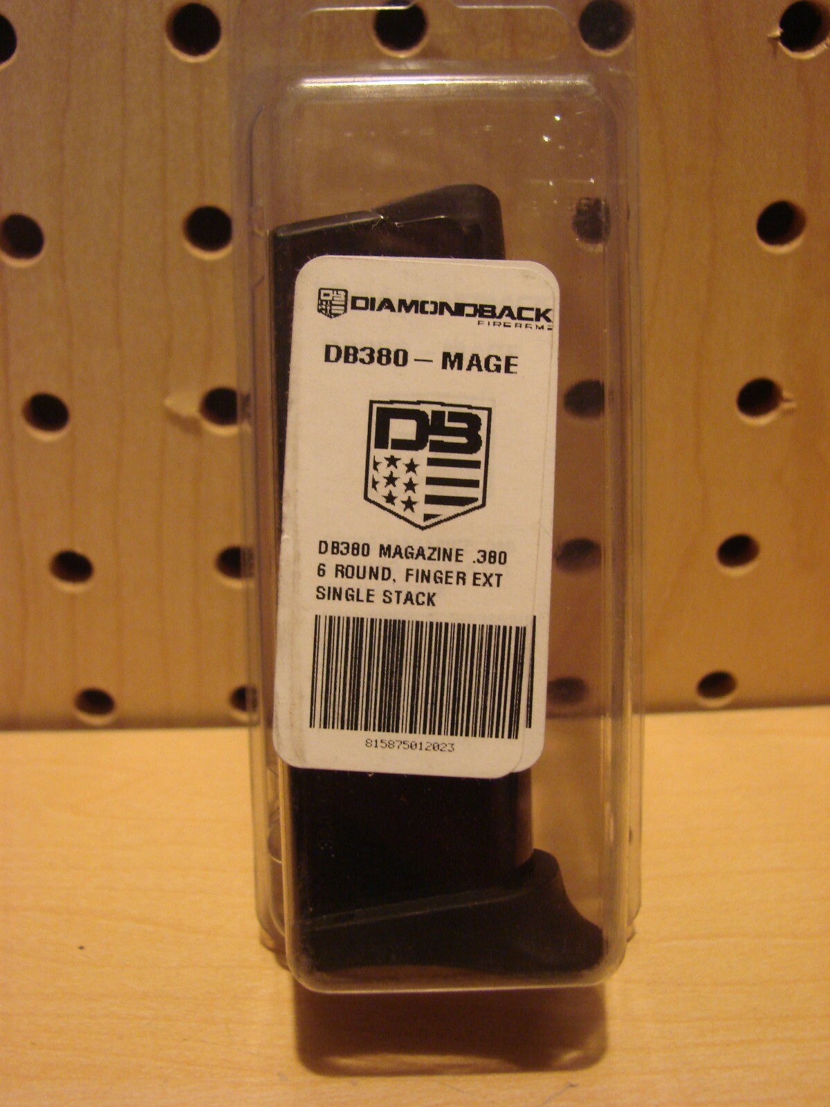 Factory Diamondback DB380 Magazine 380 ACP 6 Round w/ Finger Extension ...