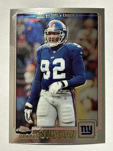 2001 Topps Chrome Football Card #181 Michael Strahan | eBay
