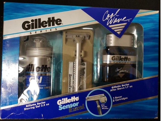 *Gillette Metal Sensor Excel Razor Handle Ft Sensor3 Refill Shaver Made ...