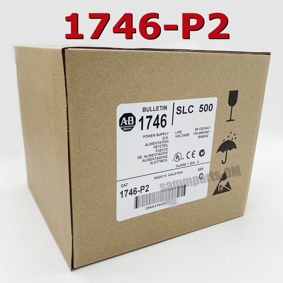 Allen-Bradley 1746-P2 Power Supply Series C 1746P2 New Factory Sealed ...