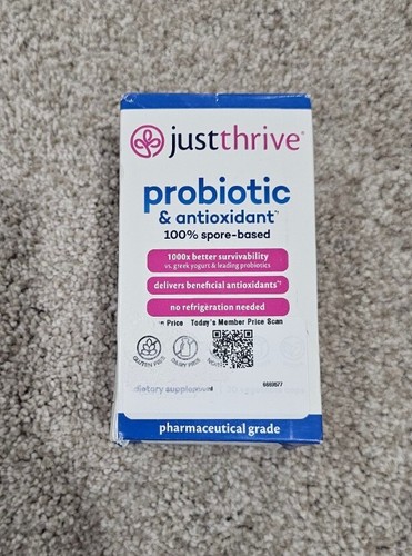 Just Thrive Probiotic & Antioxidant 100% Spore-Based 30 Caps ...