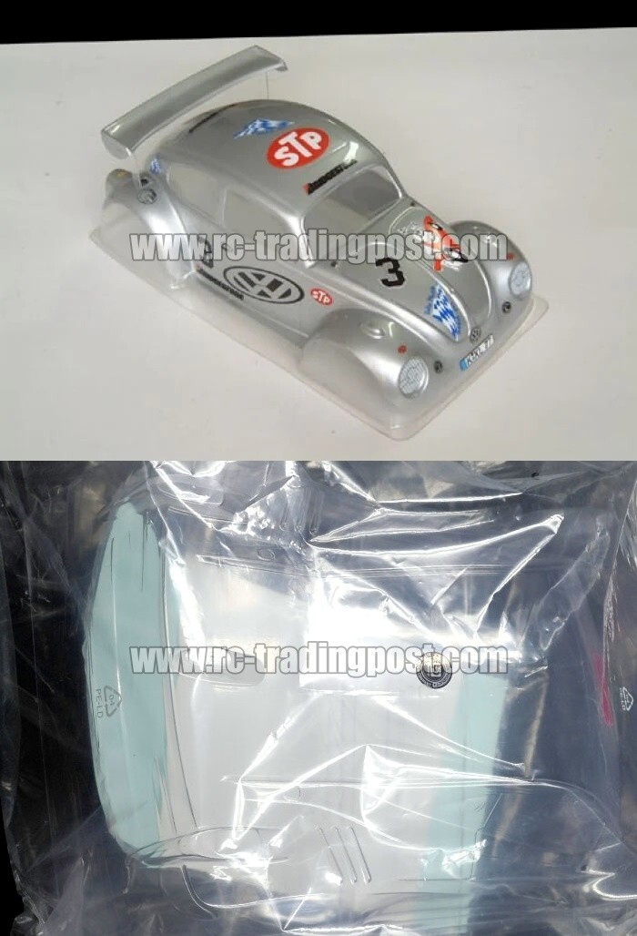 Clear RC Body VW Bug 1/10 OnRoad Car HPI/4Tec2.0/V100/RDS/200mm | eBay
