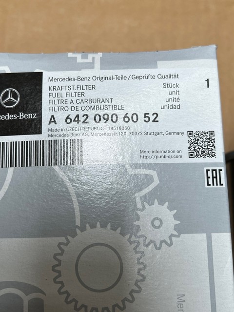 Genuine Mercedes-Benz Fuel Filter Water Separator OE 6420906052 for ...