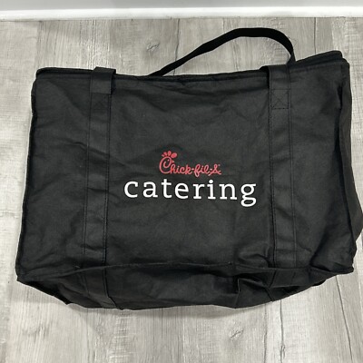 Chick Fil A Catering Tote Bag Lightweight Zip 22x12x14 Chicken Delivery ...