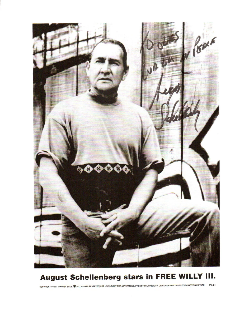 Actor August Schellenberg