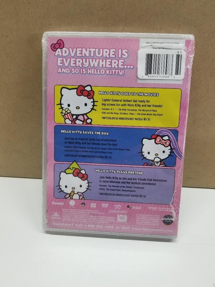 Hello Kitty 3 DVD Collection Includes 15 Episodes | eBay