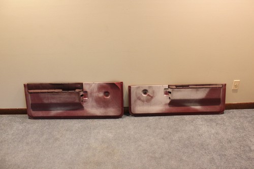 1971-74 AMC Amx Javelin Lower Door Panels Red OEM Interior Rare Trim | eBay